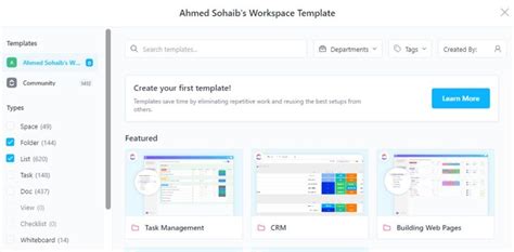 How To Find And Add Templates To Your ClickUp