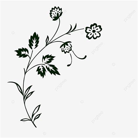 Flat Design Elements Vector Art PNG Flat Flower Vector For Design Elements Free Vector