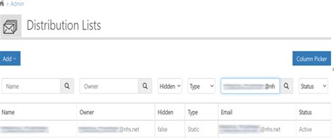 Editing A Static Distribution List NHSmail Support