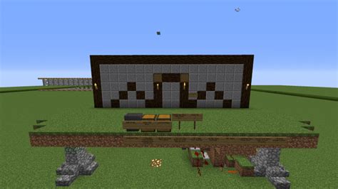 Secret Animated Key Door With Proximity Exit Minecraft Map