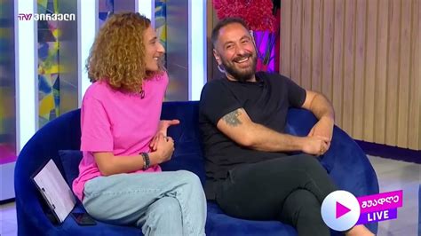 სანდრო და ნიკა მელიები სტუმრად შუადღე Live ში 18 06 2023 Youtube