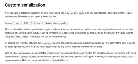 I Am Unable To Customize The Serialization Structure Unity Engine Unity Discussions