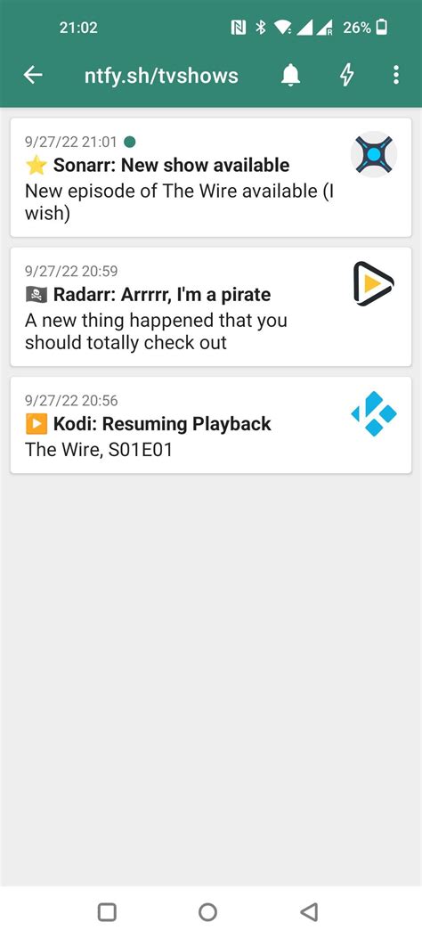 Ntfy Server And Android Release 🥳 Custom Icons Display Names