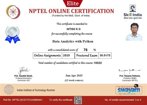 Dataanalytics Python Nptel Iitroorkee Nitish Kg