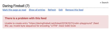 Utf8 Issue With Daringfireball · Issue 477 · Minifluxv2 · Github