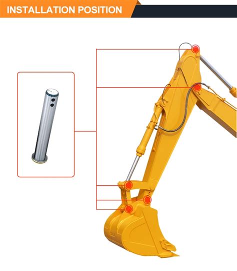 Various Sizes Complete 3 150 Tons Excavator Bucket Pin Alloy Wear