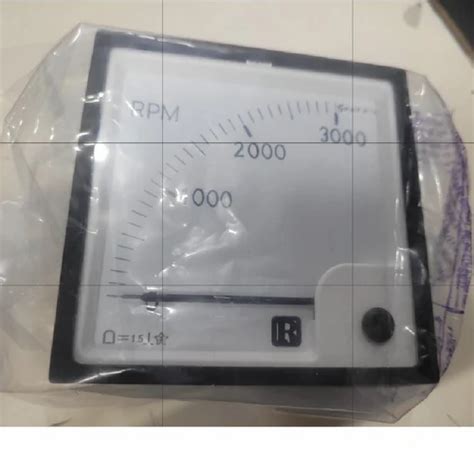 Rishabh Analog Tachometer Rishab Make Rpm Meter For Industrial At Best