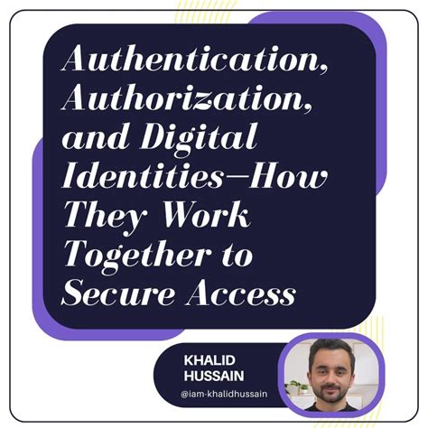 Iam Authentication Authorization Cybersecurity Zerotrust… Khalid Hussain