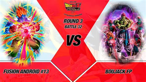 Fusion Android 13 Vs Boujack Fp I Round 3 I Torneo Dbz Tenkaichi 4