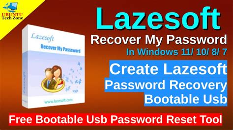 Create Bootable Usb For Recover Windows Password By Lazesoft Free
