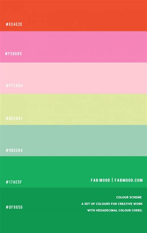 Spring Colour Palette Perfections Whispers Of Spring Fab Mood Wedding Color Haircuts