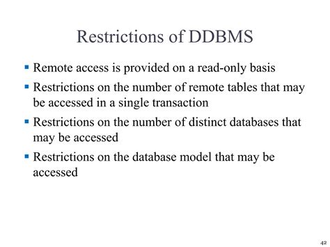Distributed Database Management Systems PPT