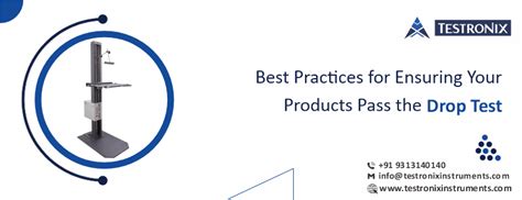 Best Practices For Ensuring Your Products Pass The Drop Test