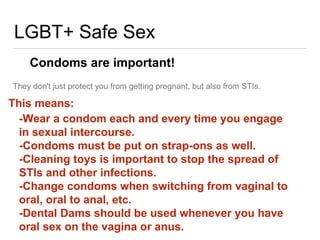 LGBT Safe Sex And Awareness PPTX