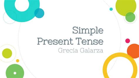 Simple Present Tense Ppt Contohpptx