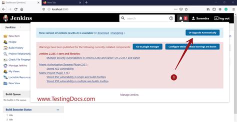 Update Jenkins On Windows 10 Testingdocs