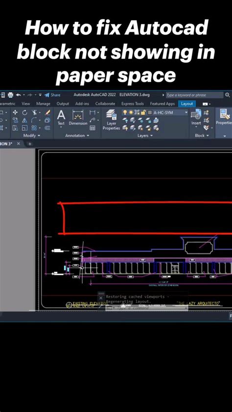 How To Fix Autocad Block Not Showing In Paper Space Autocad Fix It Paper