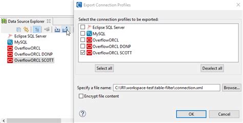 Table Filtering In Iri Workbench Iri