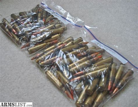 Armslist For Sale 64 Tracer Rounds Caliber 762x51mm Nato M62 142