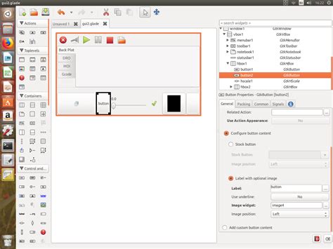 How To Create Button With Image And Label LinuxCNC