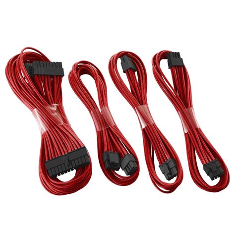 Cablemod E Series G G P T Basic Cable Kit Red Cablemod