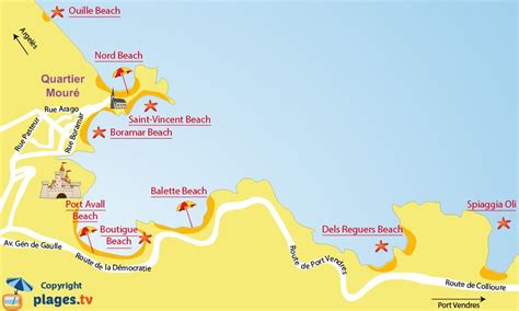 Ouille Beach In Collioure Pyrenees Orientales France Plages Tv