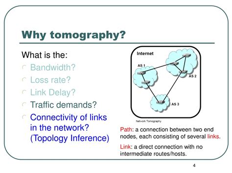 Ppt A General Introduction To Tomography And Link Delay Inference With