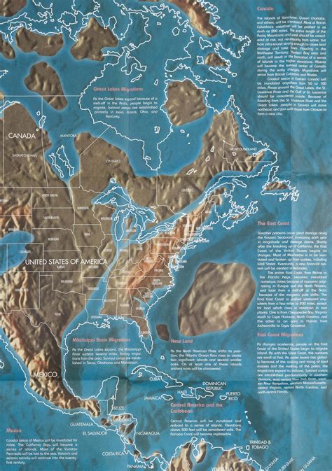 Geographic Map Of United States