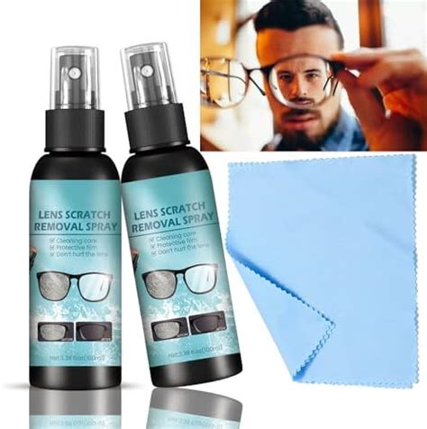 Lens Scratch Removal Spray For Eyeglasses Screens Cameras Smartphones Cosmetic Surgery Tips
