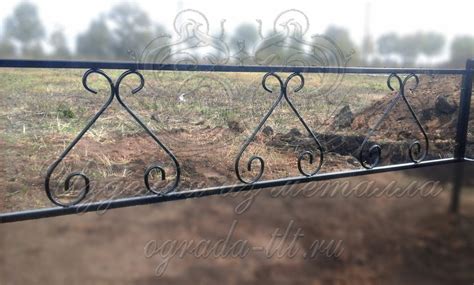 Ограда на кладбище Тольятти