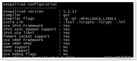 keepalived安装文档 keepalived2 3 1安装 csdn博客