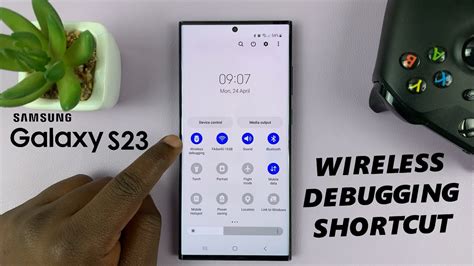 How To Add Remove Wireless Debugging Shortcut On Samsung Galaxy S23 S23 S23 Ultra Youtube