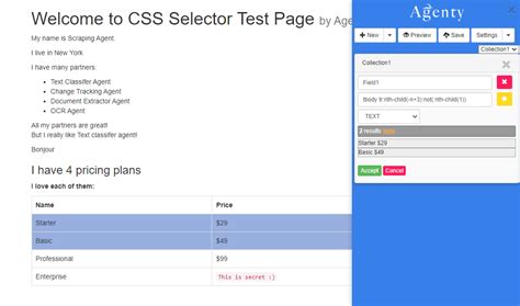 Scraping Data Using Css Selectors Agenty