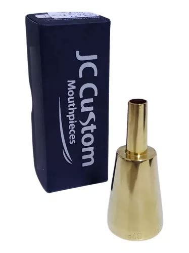 Bocal De Cornet Jc Custom Dourado B7f Novo Frete Grátis