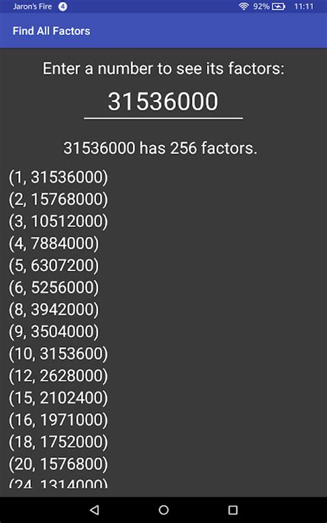 Factor Calculator Apk Para Android Descargar
