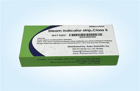 Steam Indicator Strip Class 5 Aaka Scientific