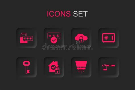 Set House Under Protection Password Cyber Security Fire Sprinkler System Safe Parking Car