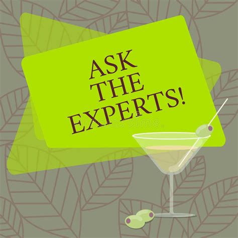 Word Writing Text Ask The Experts Business Concept For Look For A Professional Advice