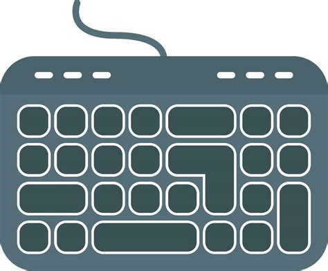 Keyboard Flat Icon Vector Art At Vecteezy