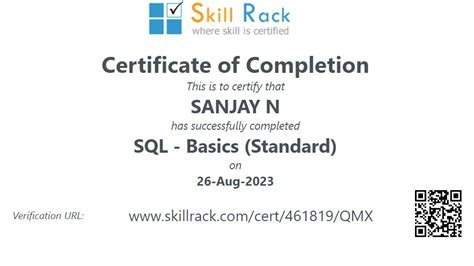 Sanjay N On Linkedin Sql Skillrack