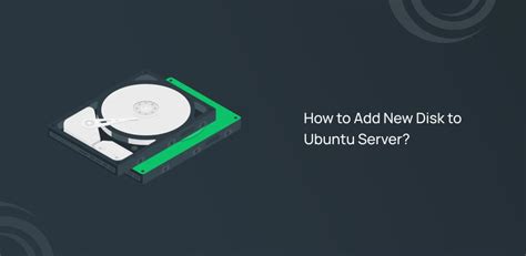 How To Add A New Disk To Ubuntu Server