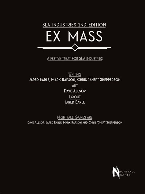 sla industries 2nd edition progress report issue zero ex mass pdf