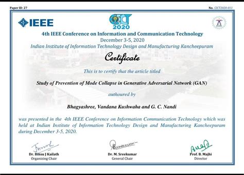 Bhagyashree Mahla On Linkedin Cict2020 Ieee Machinelearning