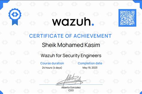 Sheik Mohamed Kasim On Linkedin Wazuh Scybers Siem Soc Mdr Cybersecurity