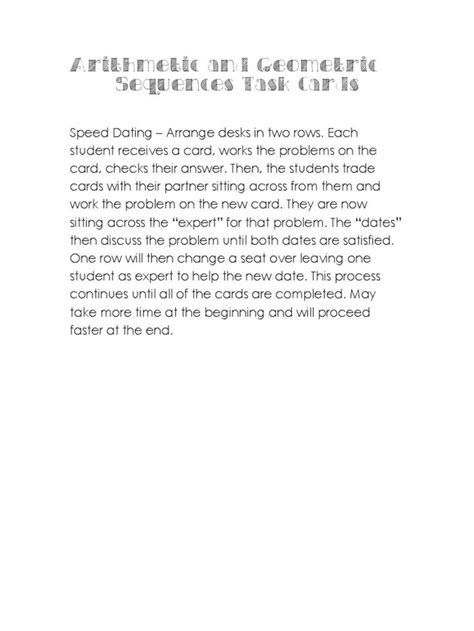 Sequence Task Cards Finding Parts Of Sequences