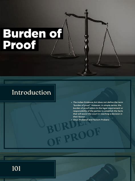 Bop Pdf Burden Of Proof Law Evidence Law