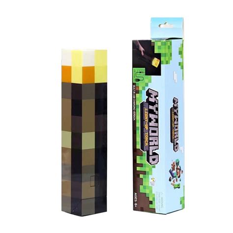 Minecraft Antorcha Luz Juego Periférico Pixel Estilo Control Remoto Antorcha Walmart En Línea