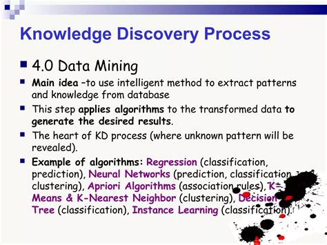 Introduction To Knowledge Discovery In Database Ppt