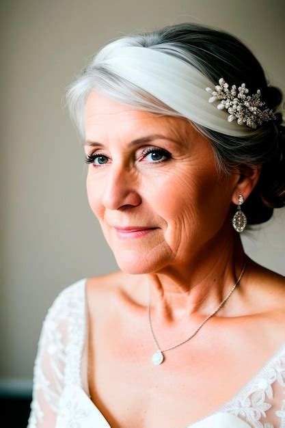 Peinados De La Madre De La Novia Para La Madre De La Novia Foto Premium