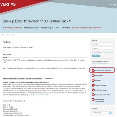 Backup Exec 15 Feature Pack 5 Icewolf Blog
